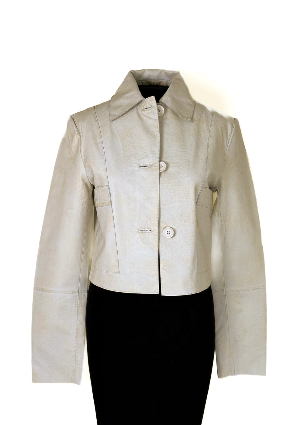 JAKETT Simona Vintage Leather Jacket - Dove